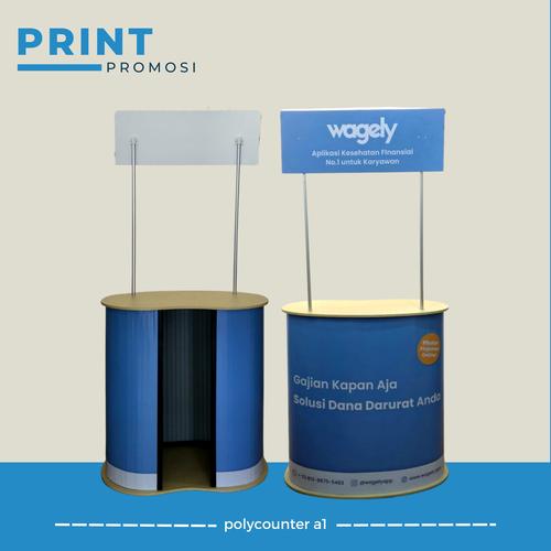 Jual Pop Up Counter A1 + Cetak Gambar | cetak Polycounter Curve Wtih ...