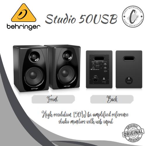Jual BEHRINGER Studio 50USB Speaker Monitor Aktif 5" with USB Input - Jakarta Pusat - Cveri ...