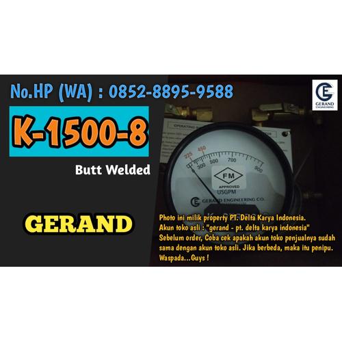 Jual Flowmeter Fire Pump, GERAND, K-1500-8, USA, 8 Inch, Butt Welded ...