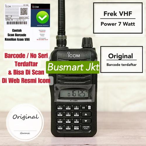 Jual HT Icom V86 Original - Jakarta Barat - Busmart | Tokopedia