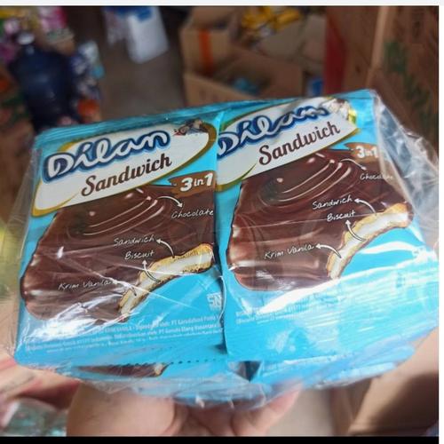 Jual Dilan Sandwich Chocolate 16 gram (1Pack isi 20 Pcs) - Jakarta ...
