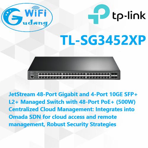 Jual TP-LINK TL-SG3452XP JetStream 48-Port Gigabit PoE and 4-Port 10GE SFP+ - Jakarta Pusat ...