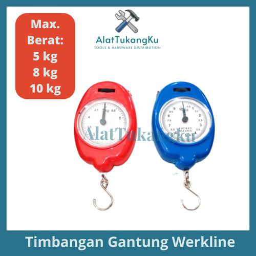 Jual Timbangan Gantung Manual 5kg 8kg 10kg/Timbangan Ikan Per Kait ...