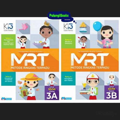 Jual BUKU MRT (METODE RINGKAS TERPADU) TEMATIK 3A 3B SD/MI KELAS 3 ...