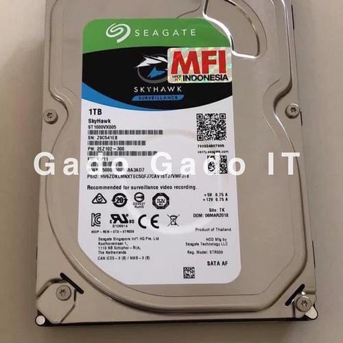 Jual Hardisk SEAGATE SKYHAWK SURVEILLANCE 3,5" 1TB | 2TB | 4TB | 6TB | 8TB - 1 tb - Jakarta ...