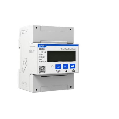 Jual CHINT DTSU666 Three Phase Din-Rail Meter 3P4W 400V RS485 4P ...