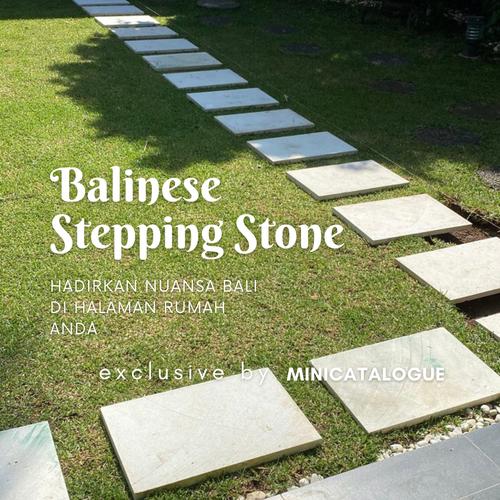 Jual Batu pijakan taman steping mewah natural - nuansa Bali - 30 x 30 ...
