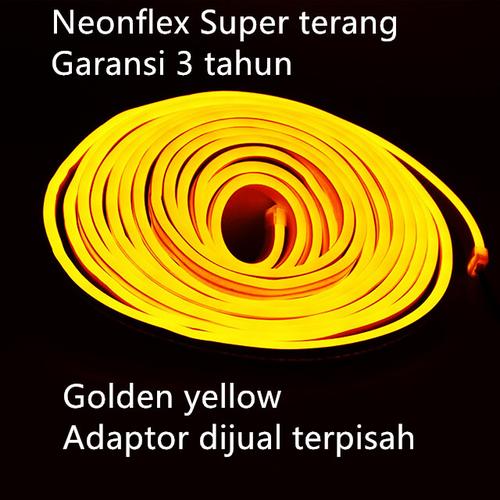 Jual YD lampu neonflex 12V Golden yeloow 6mm x 12mm 2023 sedang Promo ...