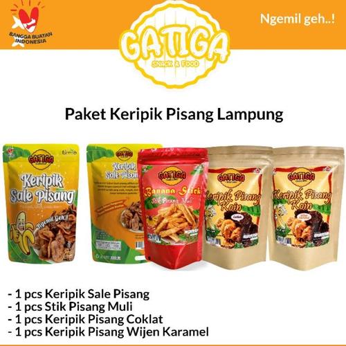 Jual Paket Keripik Pisang Khas Lampung Gatiga - Kripik Pisang Kepok ...
