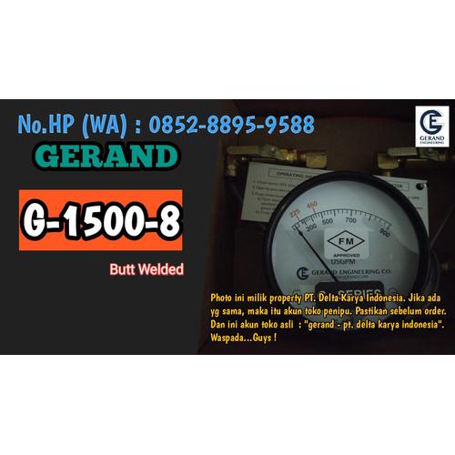 Jual Flowmeter Fire Pump, GERAND, G-1500-8, USA, 8 Inch, Butt Welded ...
