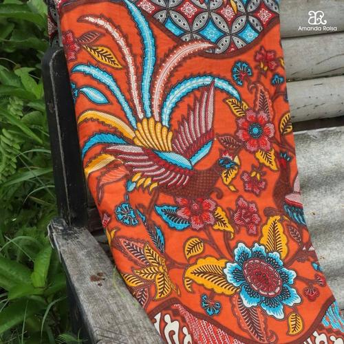 Jual Kain Batik Meteran Potongan Motif Peksi Tiga Negeri - Putih, 0.5 ...