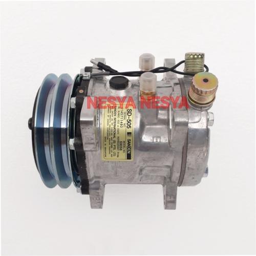 Jual Compresor Kompresor AC Mobil SD505 / SD 505/ FC 505 Model Sanden ...