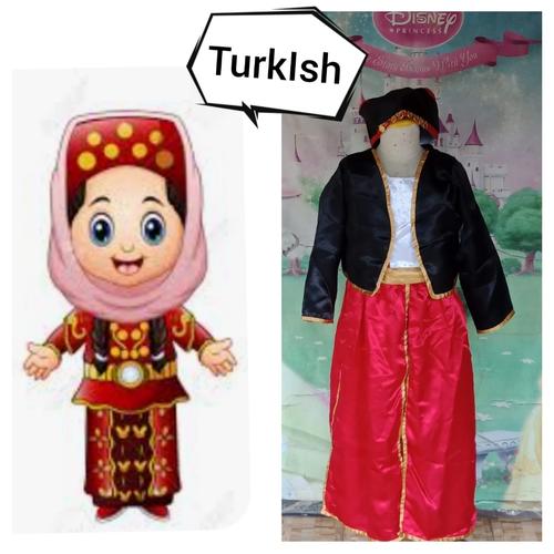Jual Kostum Cosplay Baju Adat Internasional Negara Turkish Turki Girl ...
