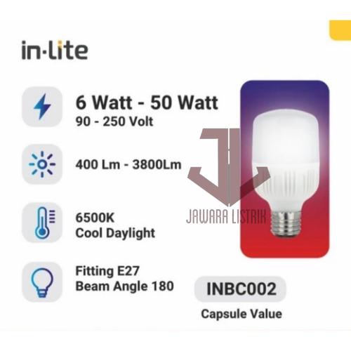 Jual LAMPU LED CAPSULE IN LITE VALUE 20W 20 W WATT INBC002 PUTIH ...
