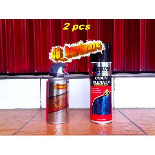 Jual BURGARI CHAIN LUBE PELUMAS RANTAI 300ml & MASTER CHAIN CLEANER ...