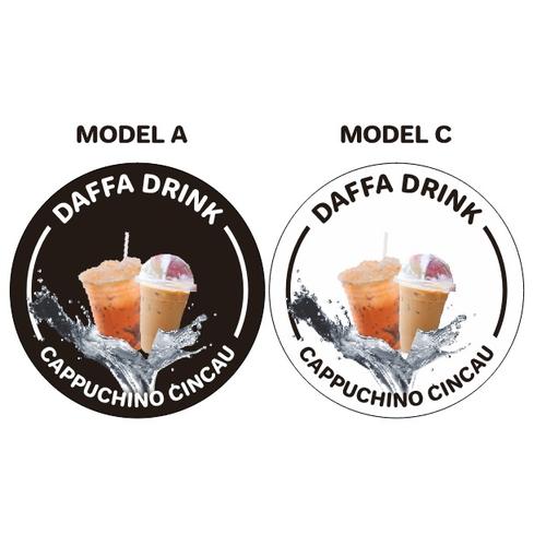 Jual STIKER VINYL MINUMAN BULAT CUSTOM - Kota Tangerang Selatan ...