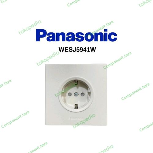 Jual Stop Kontak Panasonic Style E Series White Putih WESJP1121 W CP ...