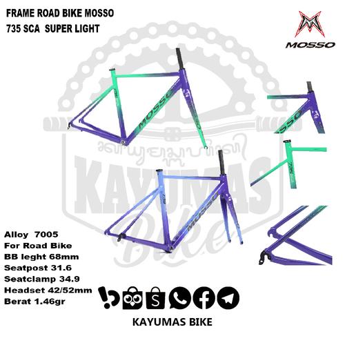 Jual FRAME 700 ROAD MOSSO 735 SCA 735SCA SUPER LIGHT - Jade Green 490 ...