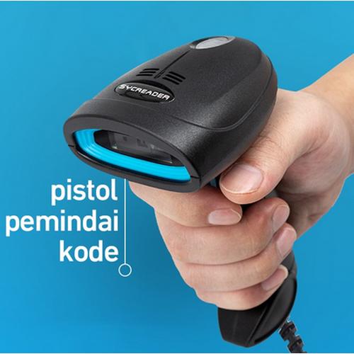 Jual Gun Scaner Pistol Pemindai Scan Kode Barkod Pembayaran Kasir Toko ...