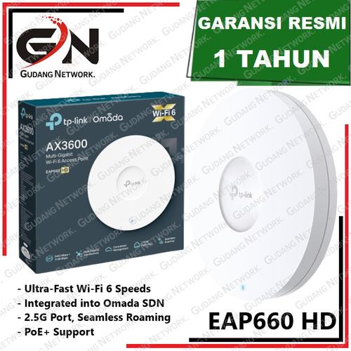 Jual TP-LINK EAP660 HD AX3600 Ceiling Mount WiFi 6 Access Point WiFi 6 ...