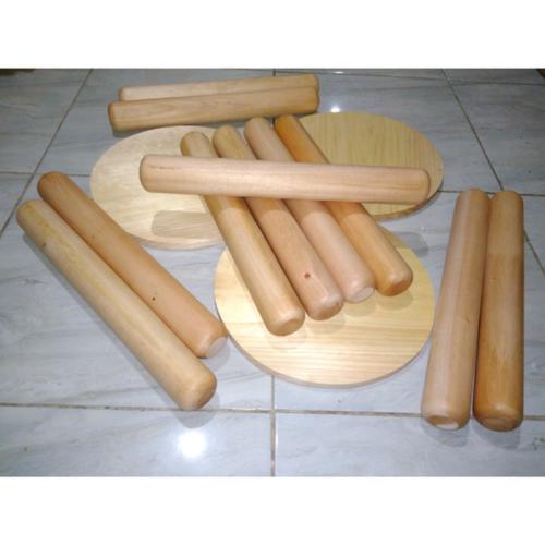 Jual 20 CM TEBAL Rolling Pin Mini Penggilas Adonan Kayu Ukuran Model ...
