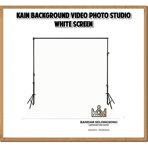 Jual Kain Background Tebal Putih / Kain White Screen / Kain Backdrop ...
