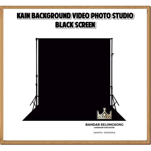 Jual Kain Background Tebal Hitam / Kain Black Screen / Kain Backdrop ...