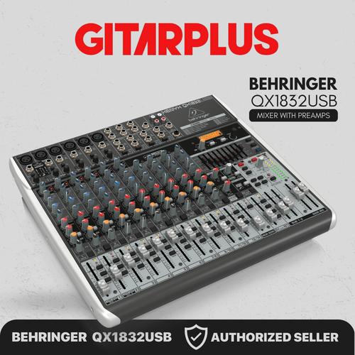 Jual Behringer Xenyx QX2222USB Premium 22-Input 2 Bus Mixer USB ...
