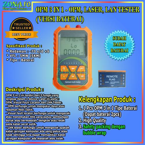 Promo OPM 3 in 1 OPM VFL Network Cable Test 3 in 1 Optical Power Meter ...