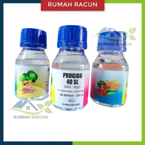 Jual ZPT PROGIBB 40 SL GA3 PEMACU PERTUMBUHAN BUNGA DAN BUAH 250 ML ...