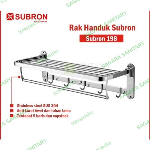 Jual rak handuk lipat stainless 304 5 baris 60 cm minimalis - Jakarta ...