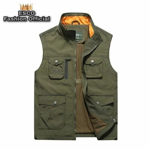 Jual Rompi vest pria/vest pria/rompi pria/rompi motor/rompi touring ...