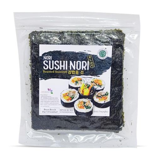Jual JAVA SUPER FOOD SUSHI NORI ROASTED SEAWEED ISI 10 LEMBAR UK 20 X ...