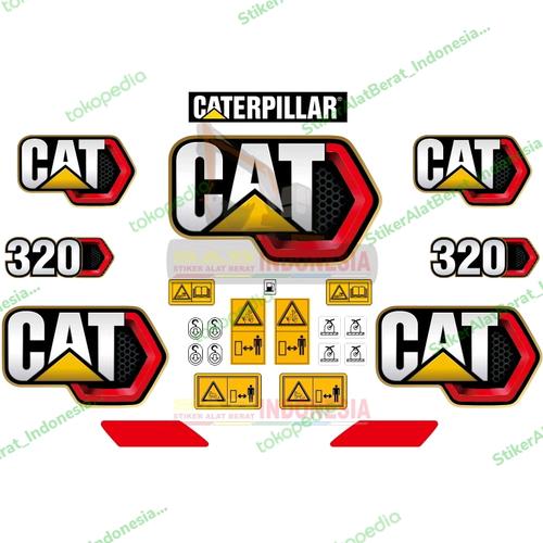 Jual Stiker Excavator CATERPILLAR CAT 320 - Jakarta Barat ...