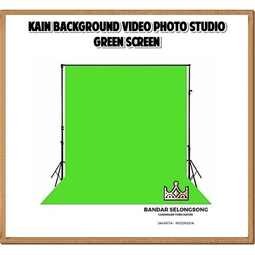 Jual Kain Background Tebal Hijau / Kain Green Screen / Kain Backdrop ...