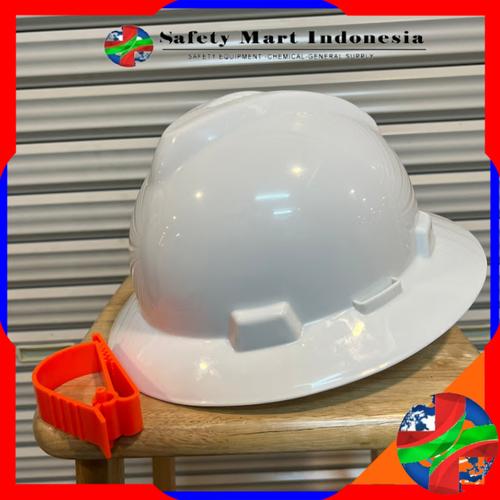 Jual Helm Safety Fullbrim Putih - Helm Proyek Fullbrim Free Gantungan ...