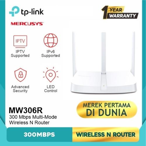 Jual Mercusys MW306R Wireless N Router WiFi 300Mbps Multi-Mode - Kota ...