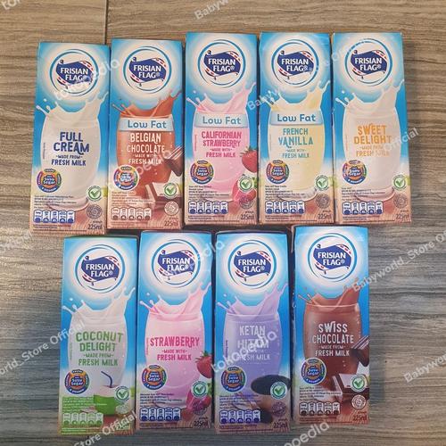 Jual FRISIAN FLAG Susu UHT ( ada 10 varian) 225ml ( 1 dus 36 pcs BOLEH MIX) - LOWFAT VANILA ...
