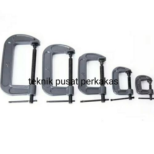 Jual Catok Klem C Alat Penjepit Model C Cleamp 4 Inch Clamp C(tpp ...