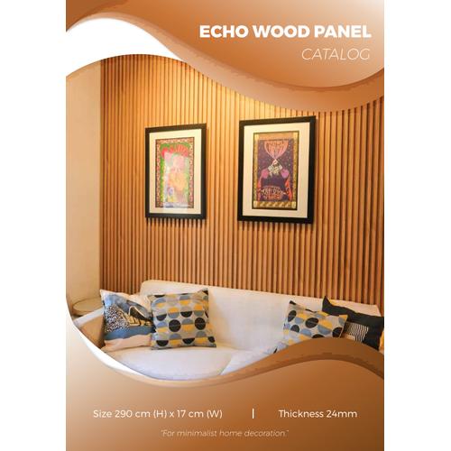 Jual Wallpanel PVC / Wood Panel 3D Motif Kayu & Polos / Dekorasi Kisi ...