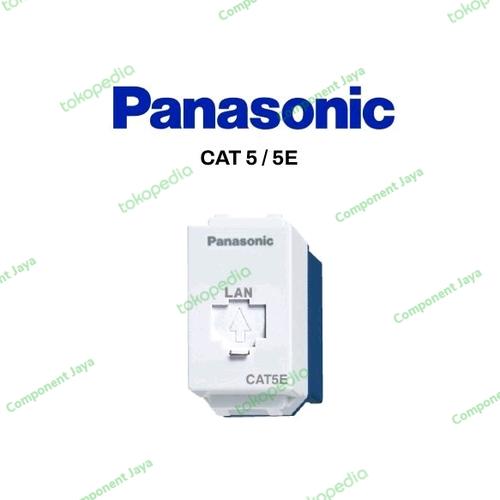 Jual Mata Socket Outlet Data LAN Internet Panasonic CAT5 CAT 5 CAT5E ...