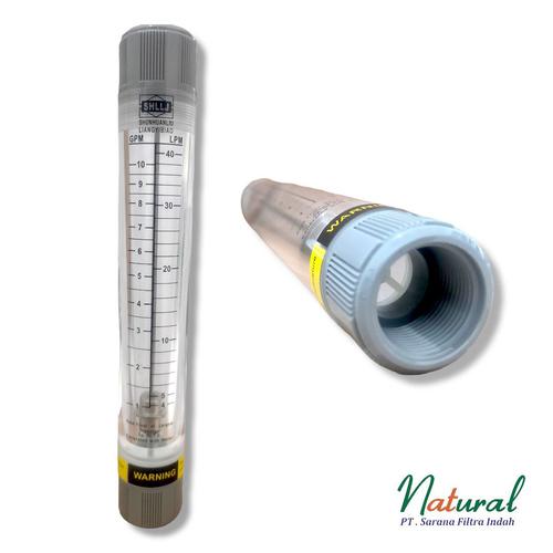Jual Flow Meter / Rotameter 1 - 10 GPM, In Dan Out 1 Inch Model Pipa ...