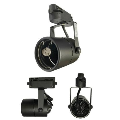Jual Kap Lampu Track Rell Fitting MR16 Spotlight Led - Hitam/Putih ...
