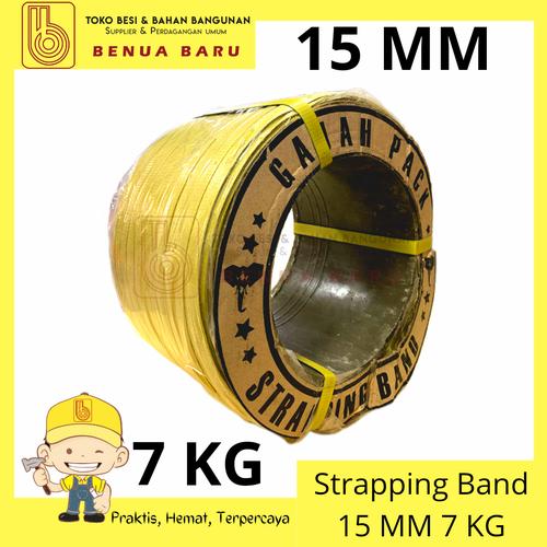 Jual Plastik Strapping Band 15 MM 7 KG / Tali Packing / Tali Klam ...
