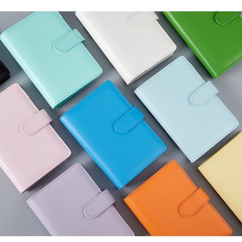 Jual binder a6 kulit sintetis 6 ring binder keuangan tabungan warna ...