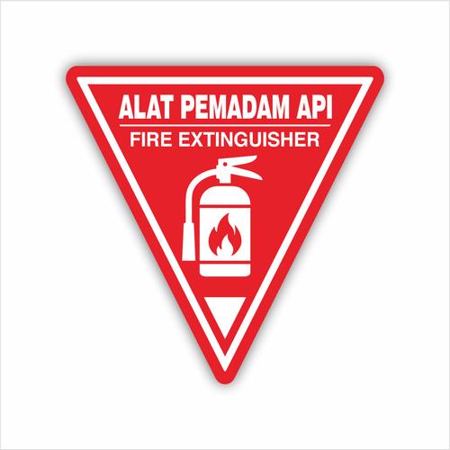 Jual Rambu APAR Segitiga 35 x 35cm - Reflective - Akrilik 2mm - Kota ...