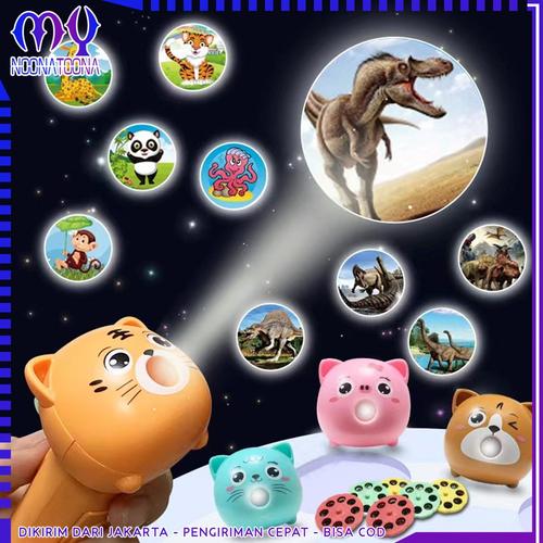 Promo Mainan Senter Anak Bayi Lampu Proyektor Edukasi Flashlight Toys ...