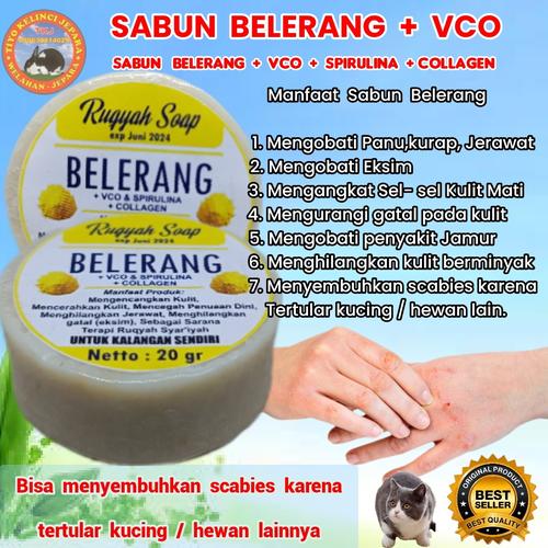 Jual sabun belerang + vco Spirulina collagen sabun gatal gatal sabun ...