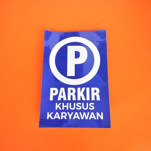 Promo Stiker Ukuran A3 - Stiker Parkir Khusus Karyawan - Stiker ...