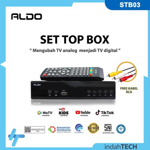 Jual Set Top Box STB Digital SNI Full HD 1080p - ALDO Garansi 1 Tahun ...